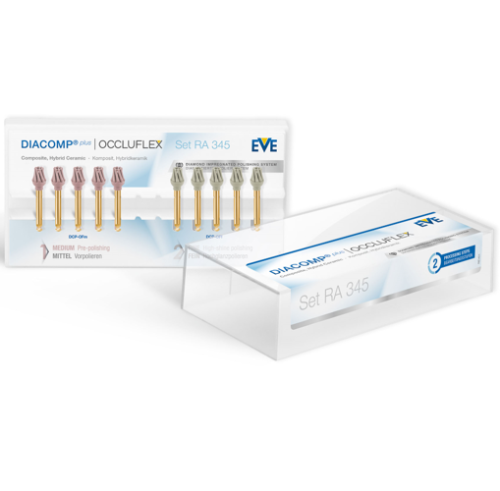 Gumki EVE Diacomp Occluflex set RA-345 - gumki i szczotki - Dental Place